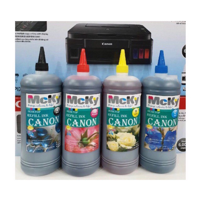 หมึกเติม ใช้กับเครื่องปริ้นCanon /น้ำหมึก Canon ทุกรุ่น / หมึกเติม ...