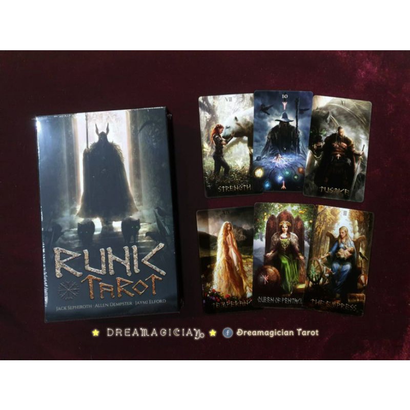 Runic Tarot Box Set พร้อมคู่มือเล่มใหญ่ ไพ่ยิปซี ไพ่ทาโร่ต์ ไพ่ออราเคิล Tarot Oracle Card Deck ...