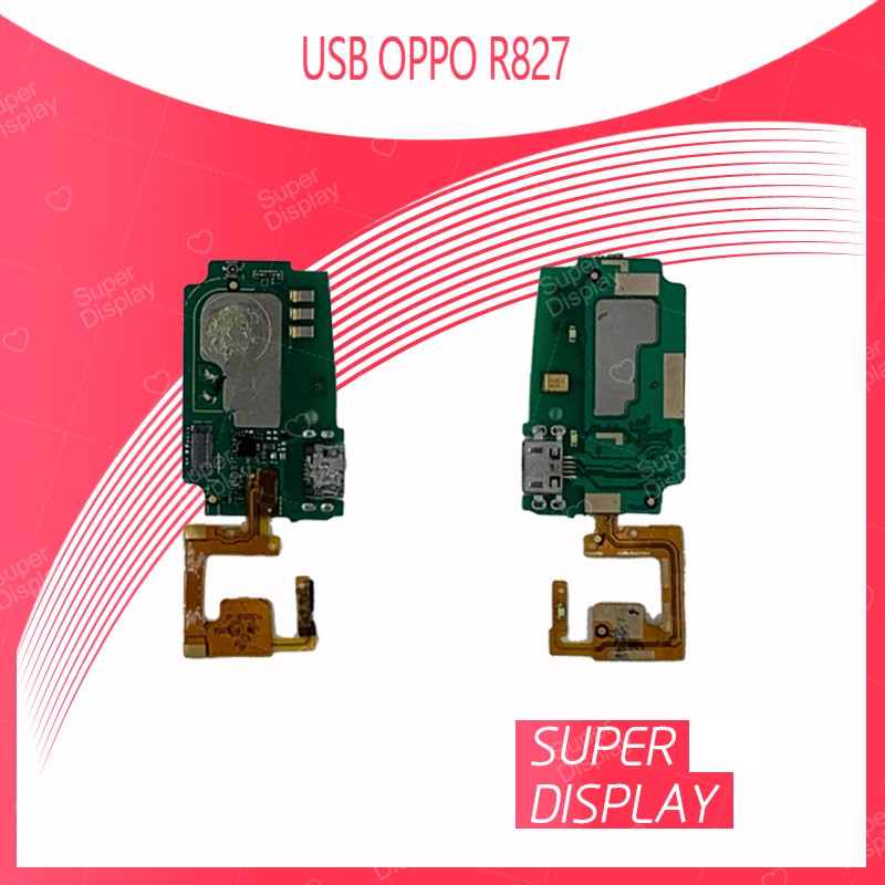 OPPO R827 อะไหล่สายแพรตูดชาร์จ แพรก้นชาร์จ Charging Connector Port Flex Cable（ได้1ชิ้นค่ะ ...
