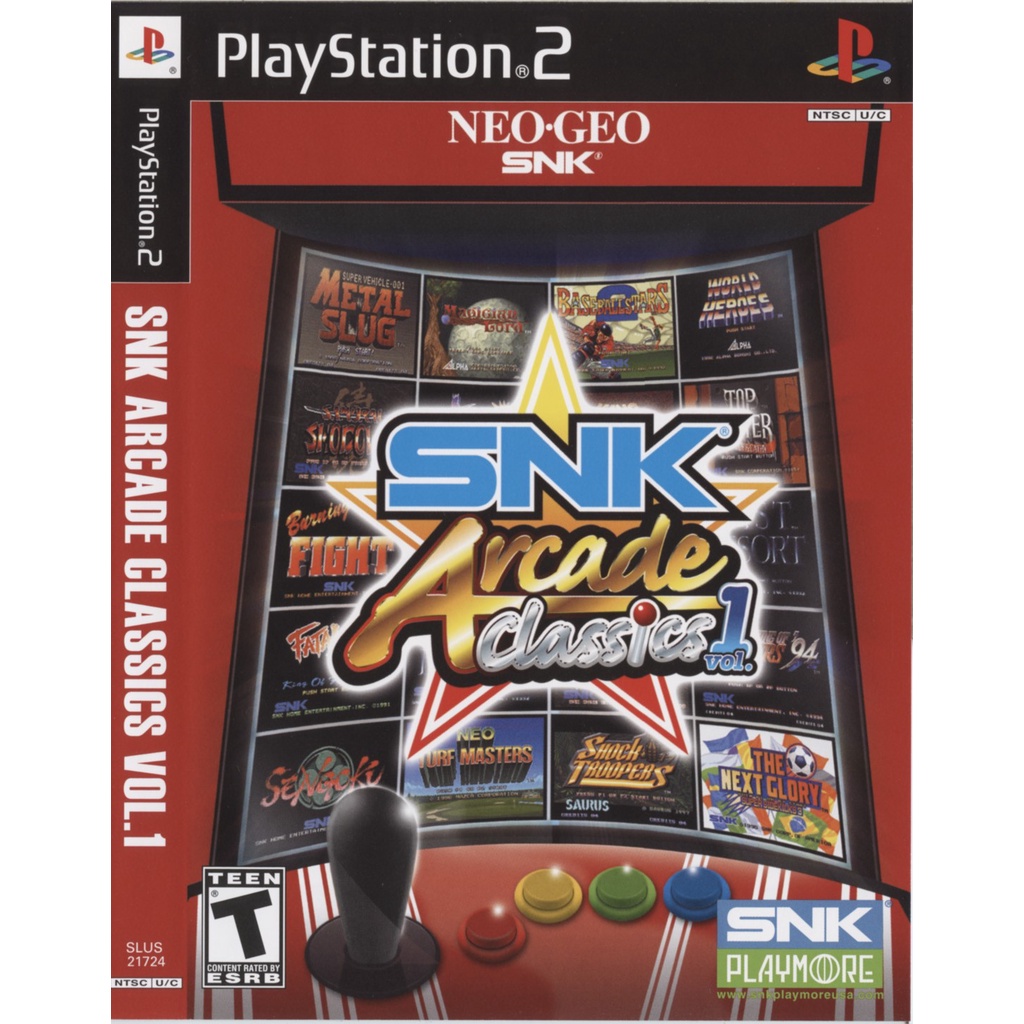 แผ่นเกมส์ SNK Arcade Classics Vol.1 PS2 Playstation 2 คุณภาพสูง ราคาถูก ...