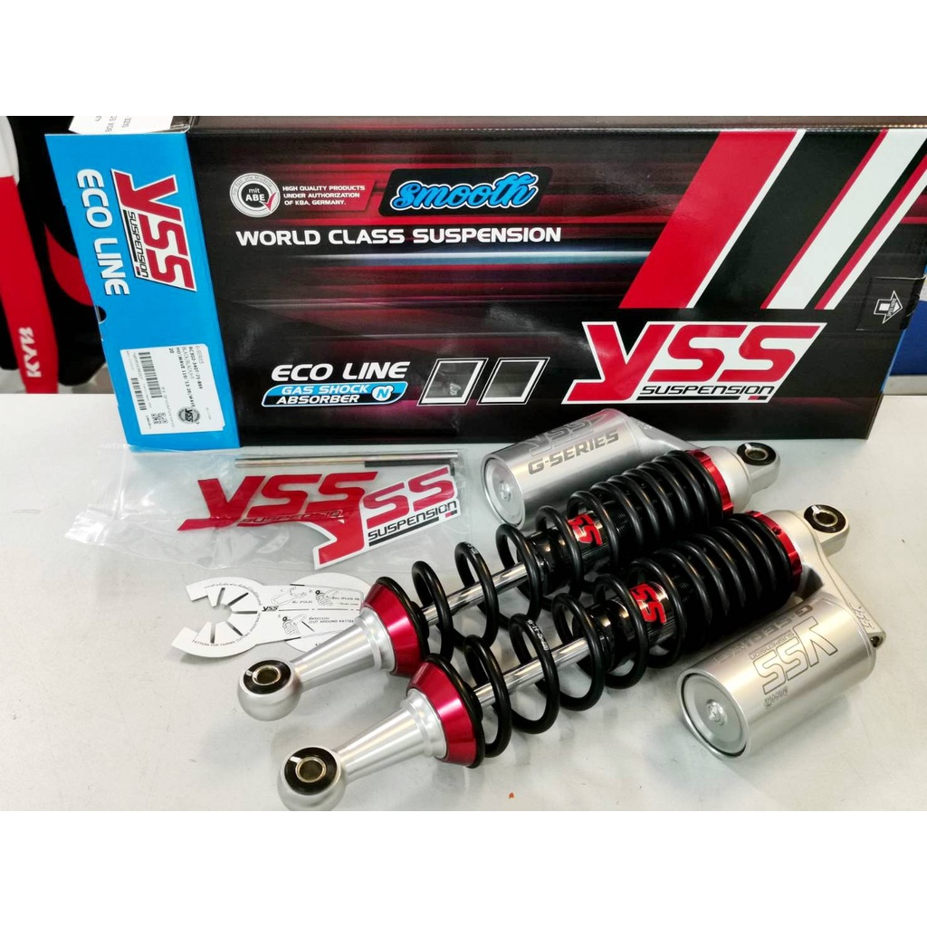 โช้ค Yss Smooth Honda Wave G-series สปริงดำ กระปุกเงิน 340mm | Shopee ...