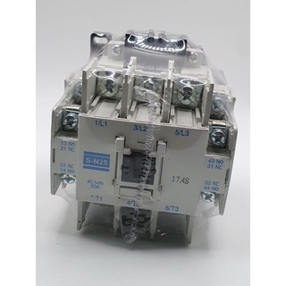 Magnetic Contactor S-N25 SN25 220VAC Mitsubishi 24vac 380vac | Shopee Thailand
