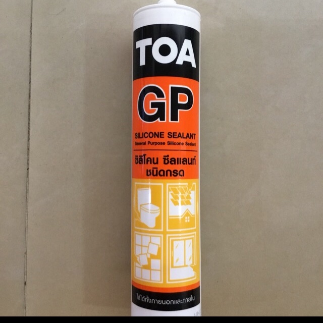 Toa TOA กาวซิลิโคน Silicone ซิลิโคน ซีลแลนท์ (มีสีให้เลือก) 280ml ...