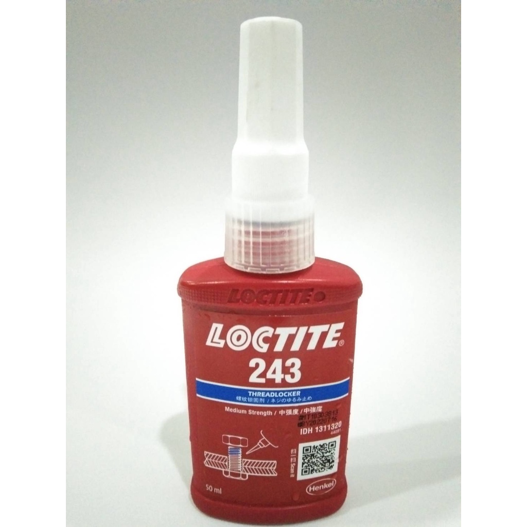 LOCTITE น้ำยาล็อคเกลียว กาวอุตสาหกรรมล็อคไทร์ LOCTITE 243- 50ML แรงยึด ...