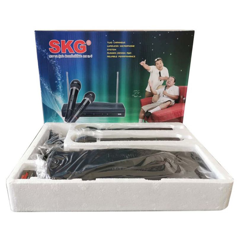 SKG ไมโครโฟนไร้สาย รุ่น SK-329 | Shopee Thailand