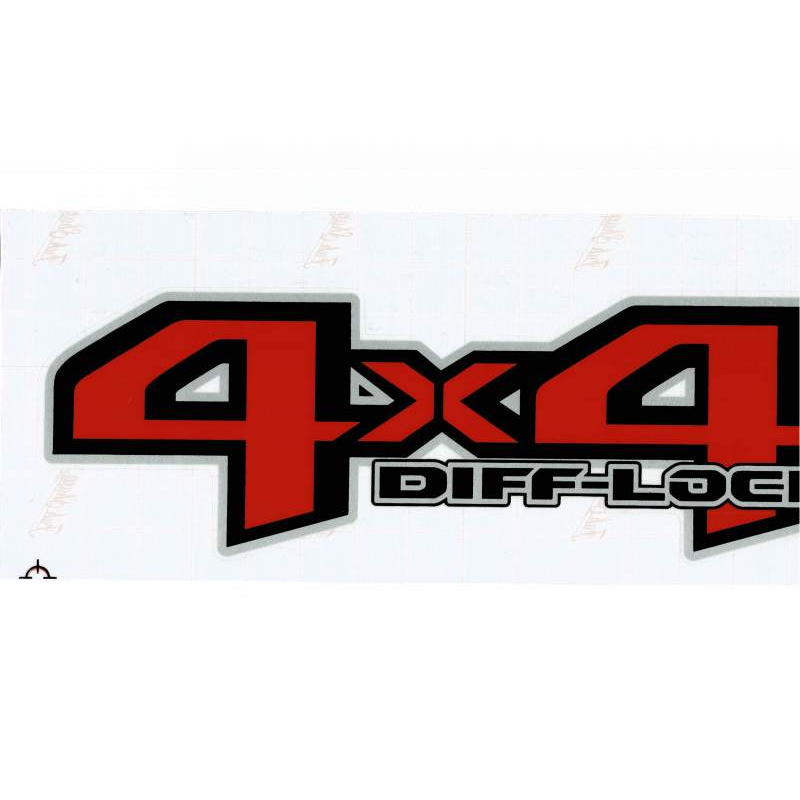 สติ๊กเกอร์ 4x4 Diff lock ติดข้างรถ ซ้าย ขวา สติ๊กเกอร์ revo revo rocco ...
