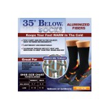 LONDON ถุงเท้าทอเส้นใยอลูมิเนียมให้ความอบอุ่นกับเท้า 35 BELOW SOCKS ...