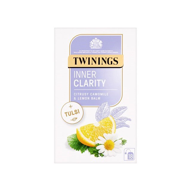 [แยกซอง/ยกกล่อง] ชา Twinings, INNER CLARITY LEMON BALM AND CAMOMILE TEA ...