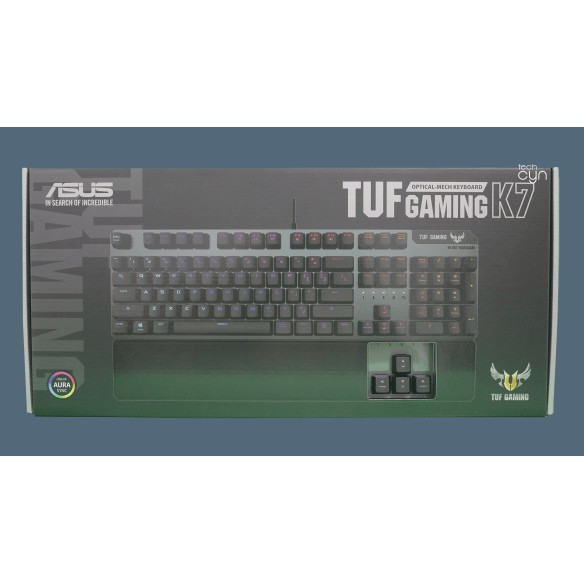 Asus TUF Gaming K7 Optical-Mech Keyboard Linear Switches (Thai ...