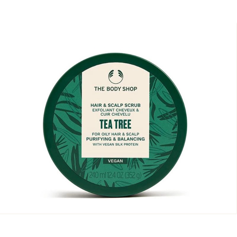 พร้อมส่ง THE BODY SHOP TEA TREE HAIR & SCALP SCRUB 240ML | Shopee Thailand