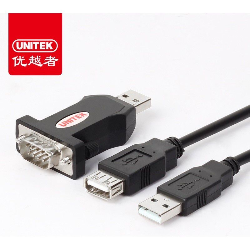 UNITEK USB To Serial Port (RS232) Unitek Y-109 - Black | Shopee Thailand