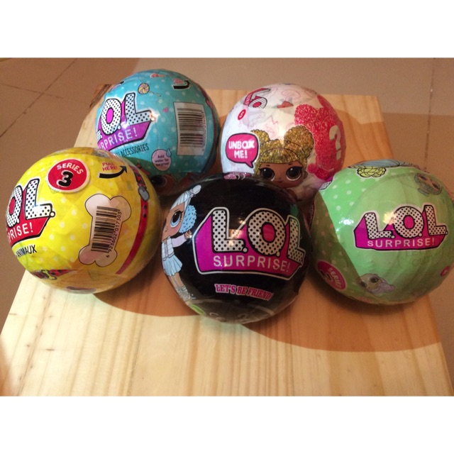 LOL LQL ไข่เซอร์ไพรส์ เซต5ลูก5แบบ | Shopee Thailand