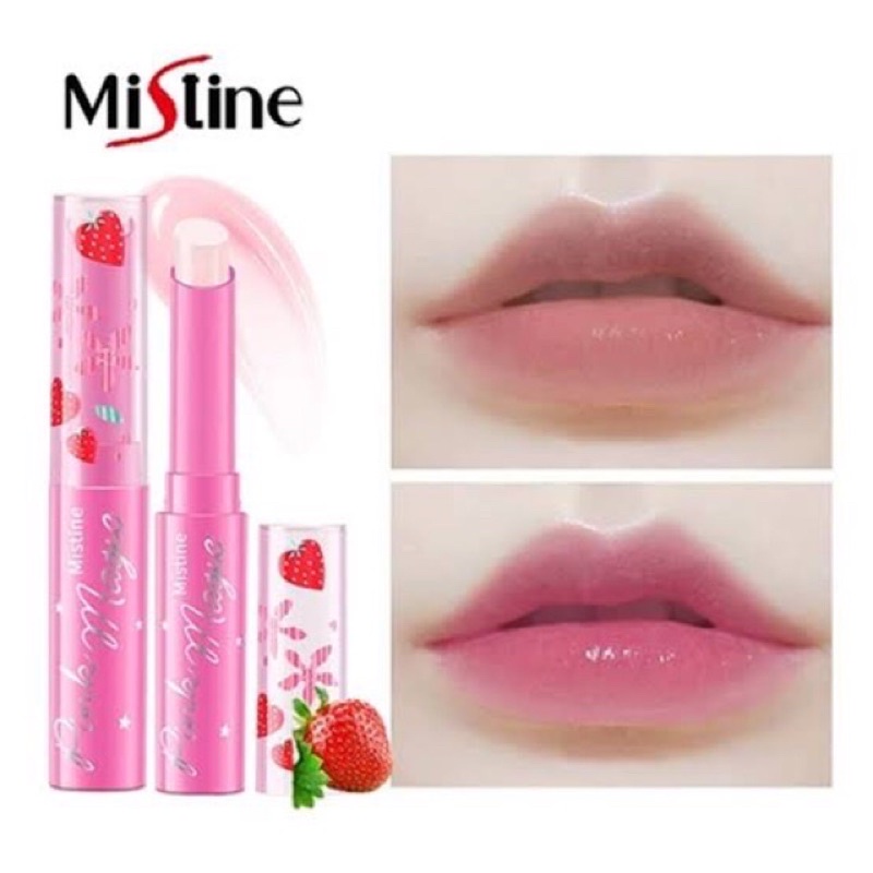 Mistine Pink Magic Lip Plus Vitamin E Strawberry มิสทิน พิงค์ เมจิก ลิป พลัส วิตามินอี สตรอเบอร์ ...