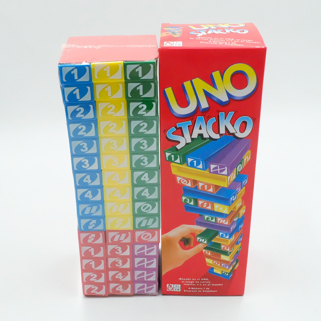 [พร้องส่ง] Uno Stacko เกมสร้างตึก รหัส B-021 | Shopee Thailand