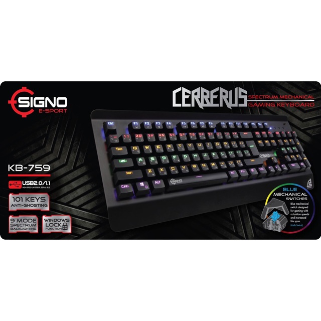 Signo KB-759 CERBERUS Gaming Keyboard | Shopee Thailand