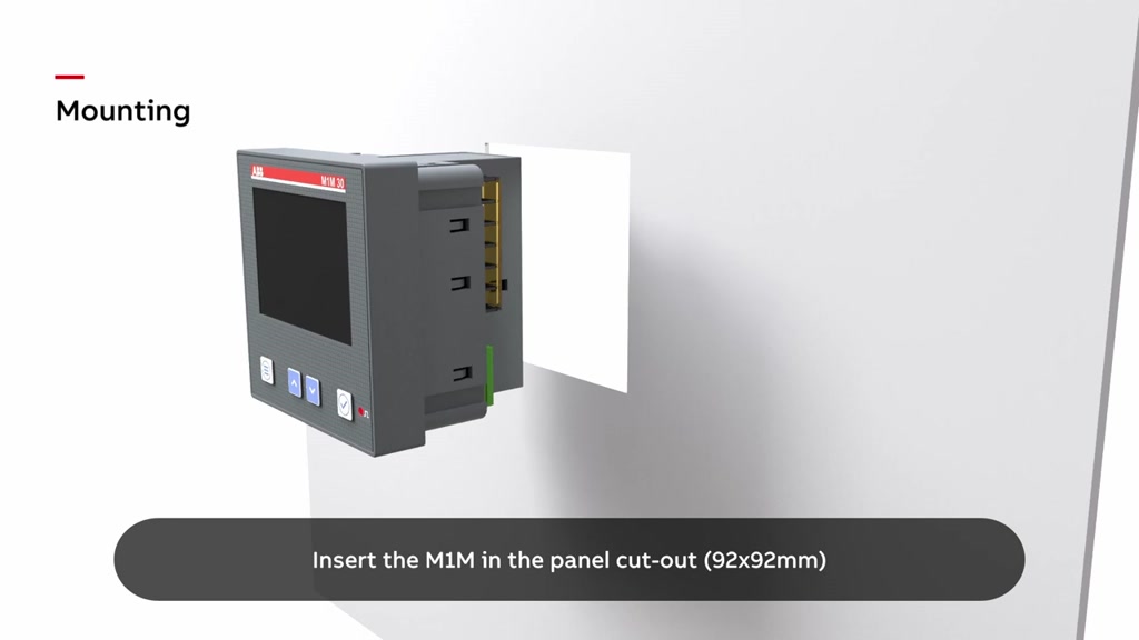 ABB เพาเวอร์มิเตอร์ M1M 20 Modbus RTU RS485 Power Meter ใช้วัดค่าพลังงานไฟฟ้า # 2TAZ662012R2000 ...