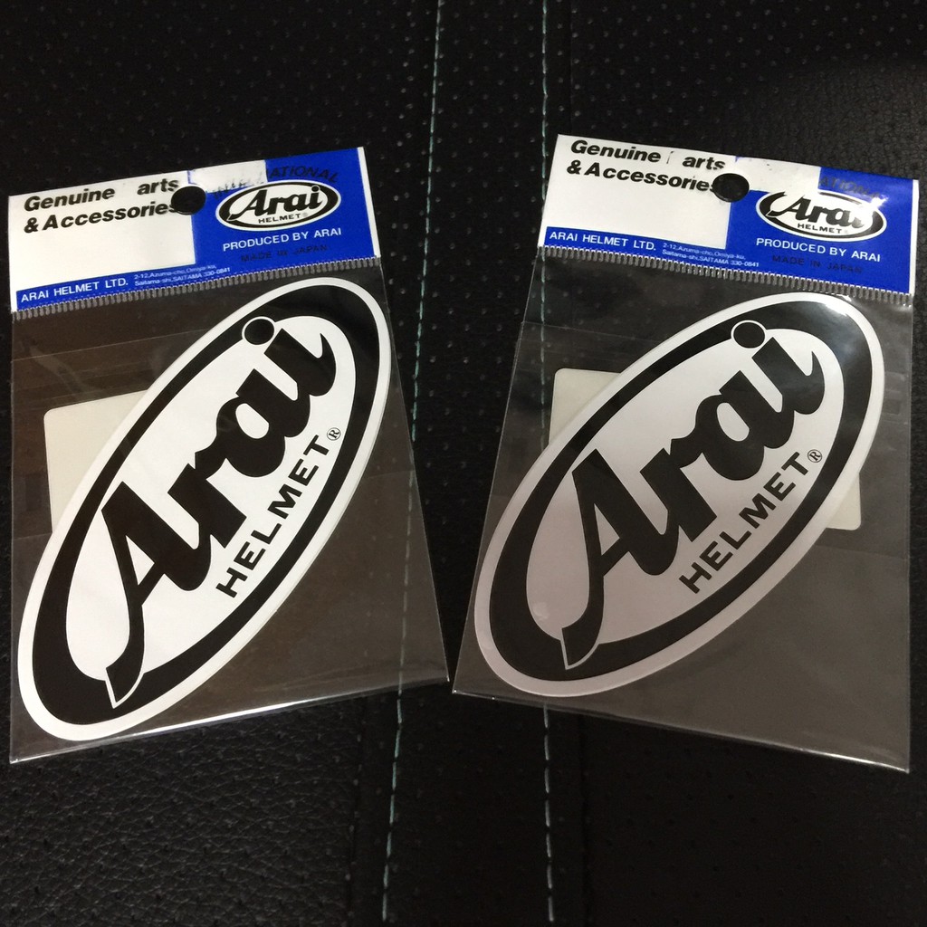สติ๊กเกอร์ Arai แท้ Made In Japan สำหรับติดหมวกกันน็อค | Shopee Thailand