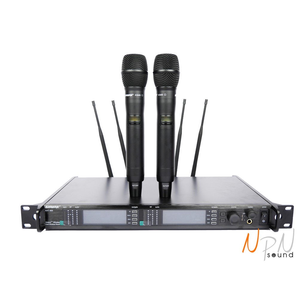ไมค์โครโฟนไร้สาย shure AXT400 Wireless Microphone Axt400 ไมค์ร้องเพลง ...