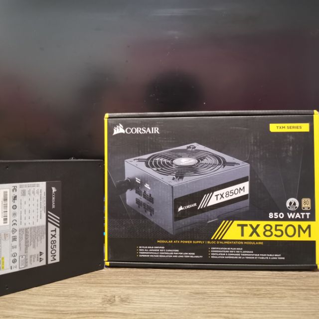Corsair(PowerSupply)TX850M 80+ Gold ครบกล่อง สภาพดี มีประกัน | Shopee Thailand