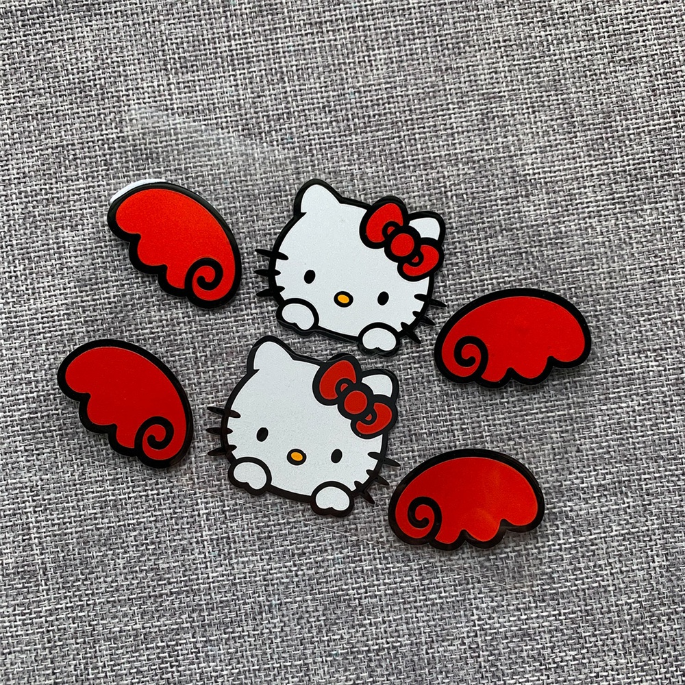 Reflective Sticker For Hello Kitty Motorcycle Car Waterproof Decal ...