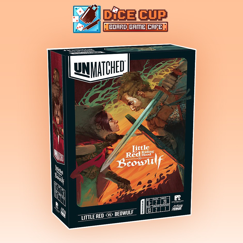 [ของแท้] Unmatched: Little Red Riding Hood vs. Beowulf Board Game ...