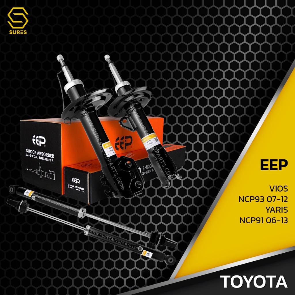 โช๊คอัพ TOYOTA VIOS NCP93 07-12 / YARIS NCP91 06-13 / 334472 / 334473 ...