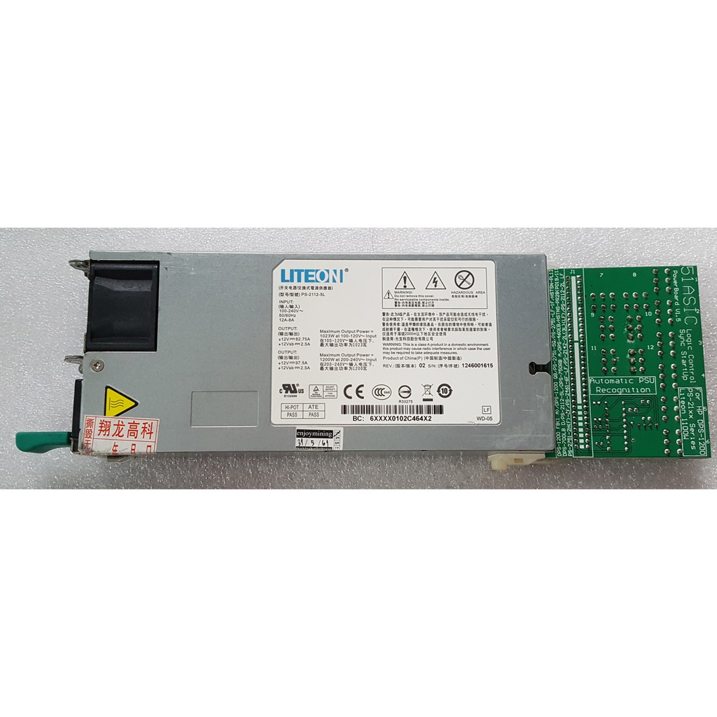 PSU Server | Switching Power Supply LiteOn 1200w. + Breakout | Shopee ...