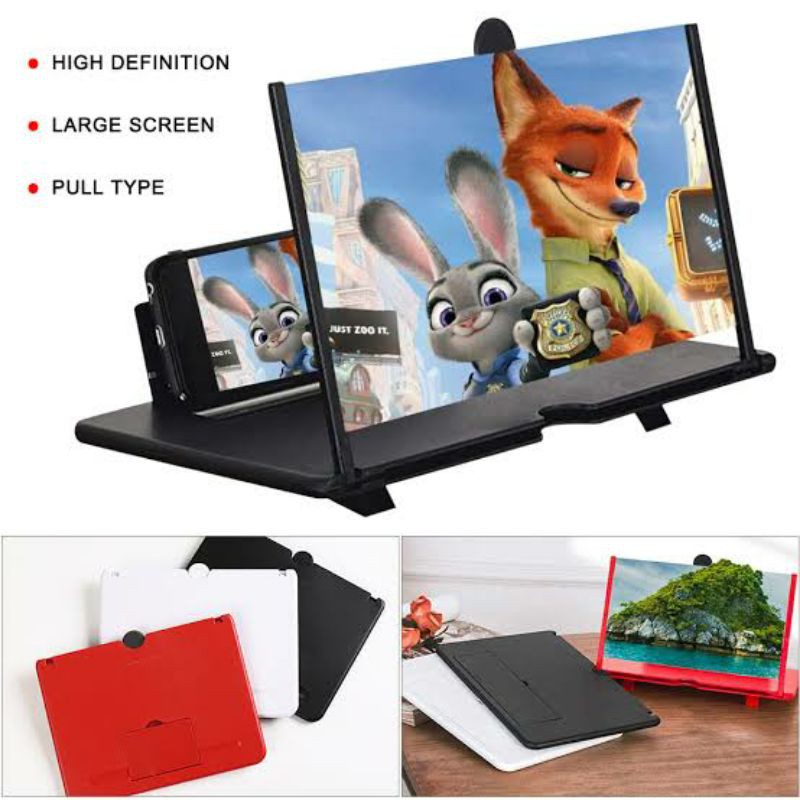 Mobile Phone Screen Amplifier, Pull-Out 3D Mobile Phone Screen ...