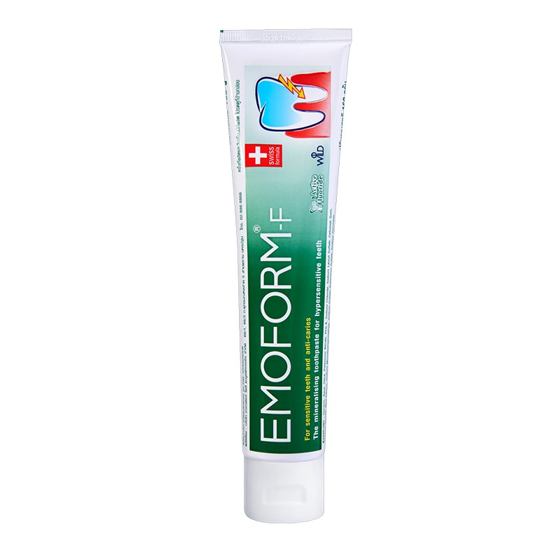 EMOFORM R Toothpaste อีโมฟอร์ม-เอฟ ยาสีฟันลดเสียวฟัน สูตร รสมินต์ 160 ...