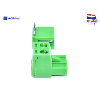 Terminal Block PCB connector 2P / 2EDGK 5.08mm plug-in ( 1 ชุด ผู้ขา งอ90+เมีย ) | Shopee Thailand