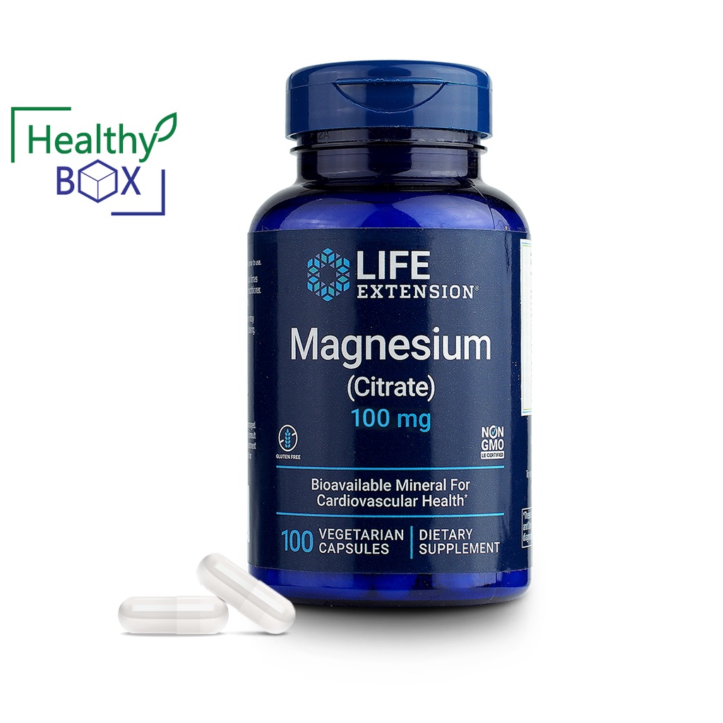 Life Extension Magnesium Citrate 100mg.100แคปซูล บำรุงกระดูกและฟัน (v ...