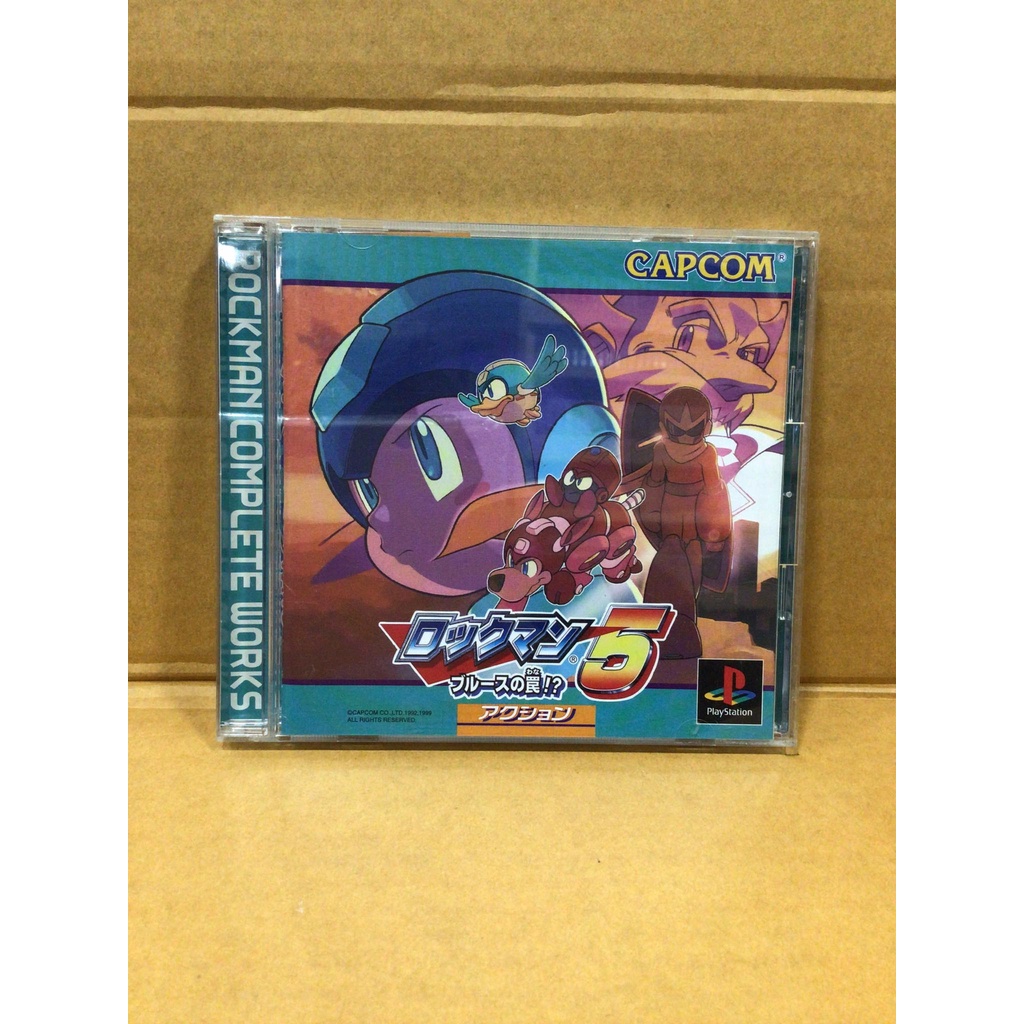 แผ่นแท้ [PS1] Rockman 5 - Complete Works (SLPS-02338 | 87268) Mega Man ...
