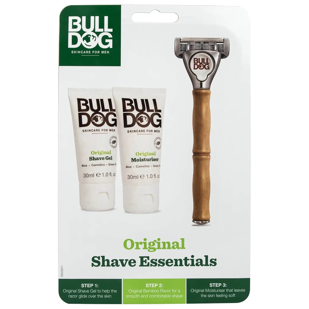 พร้อมส่ง ของแท้ Bulldog Original Shave Essentials/Original Bamboo Razor ...