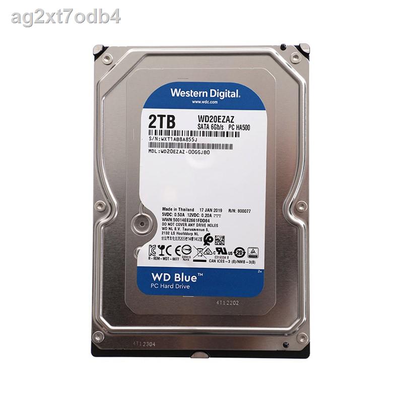 100 % ต้นฉบับ 100 % จัดส่ง ☏WD 2 TB HDD Blue (5400RPM, 256MB,SATA-3 ...