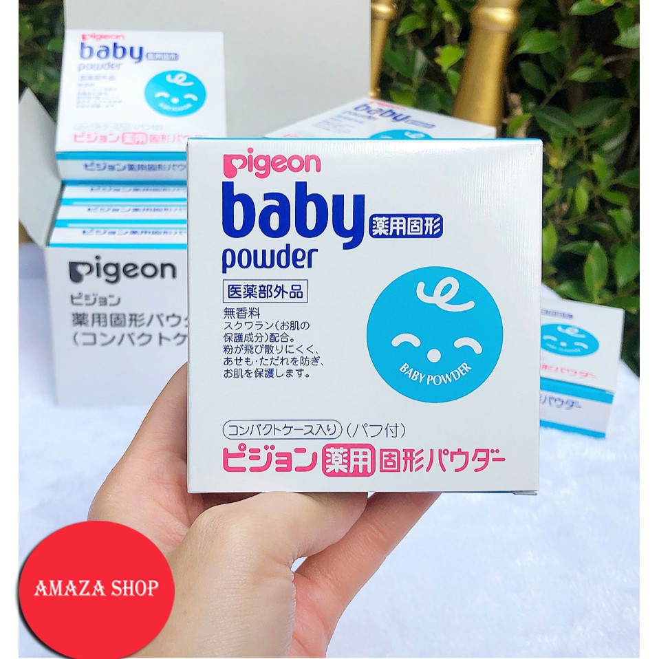 [พร้อมส่งทันที] Pigeon Baby Powder Pressed แป้งเด็กอัดแข็ง พีเจ้นท์ เบ ...