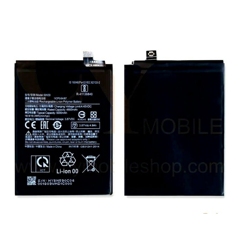 แบตเตอรี่ Xiaomi Redmi Note 10 (4G)/Redmi Note 10s/BN59 มีบริการเก็บ ...
