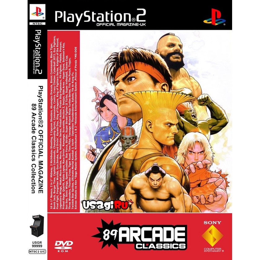 แผ่นเกมส์ 89 Arcade Classics PS2 Playstation 2 คุณภาพสูง ราคาถูก ...