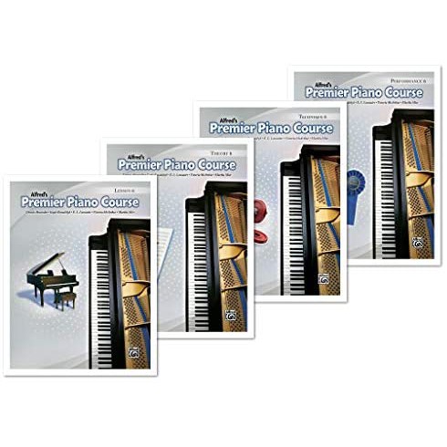หนังสือเรียนเปียโน Alfred Premier Piano course Level 1A-6 สำหรับนักเรียน 7-12ปี Lesson, Theory ...