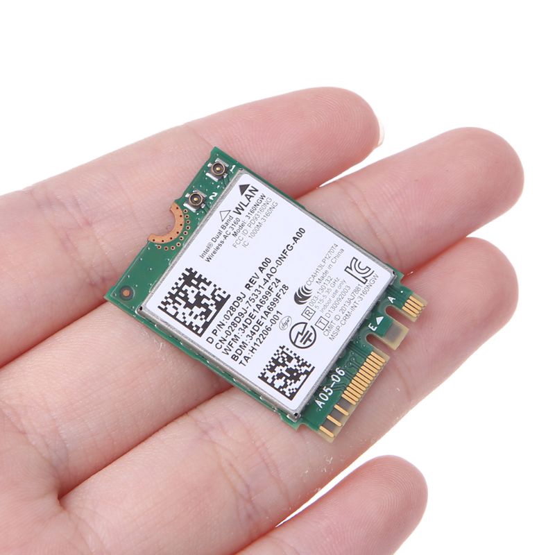 Intel Wireless - Ac 3160 3160 Ngw Dual Band Bluetooth 4 . 0 Ngff ...