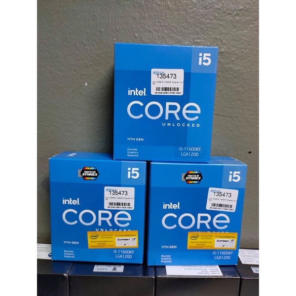 (ใหม่แท้ศูนย์ไทยส่งฟรี)INTEL CPU CORE I5 - 11600KF LGA 1200 (ORIGINAL ...