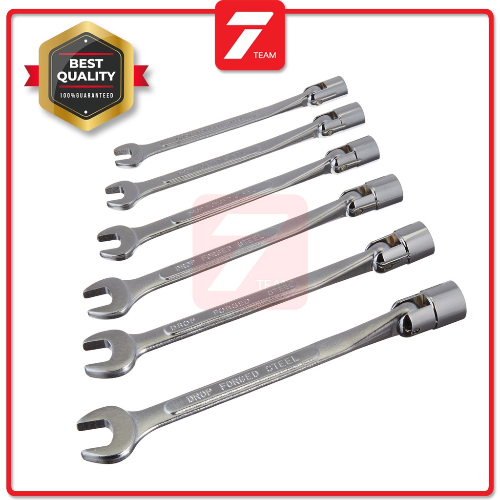 Flex Flex Flex Flex Head Double Ended Socket Spanner & ประแจเปิด ...