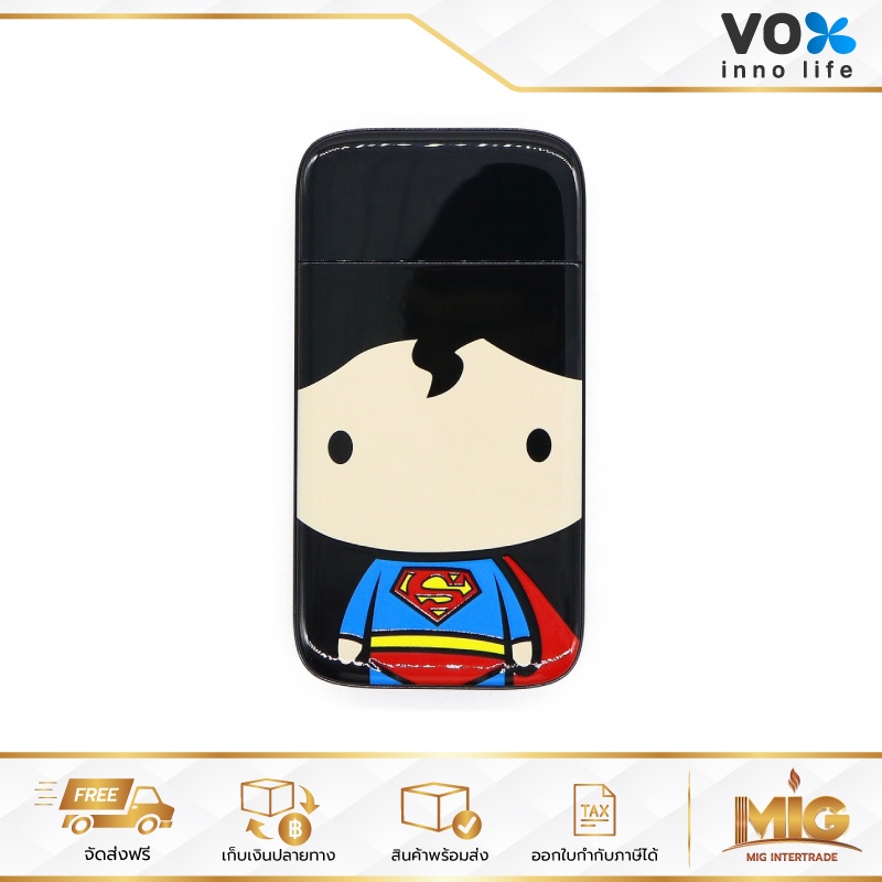 VOX Power Bank พาวเวอร์แบงค์ แบตเตอรี่สำรอง ขนาด 10000 mAh | Shopee ...