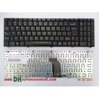 แป้นพิมพ์ คีย์บอร์ดโน๊ตบุ๊ค LENOVO Ideapad G560 Laptop Keyboard สีดำ ...