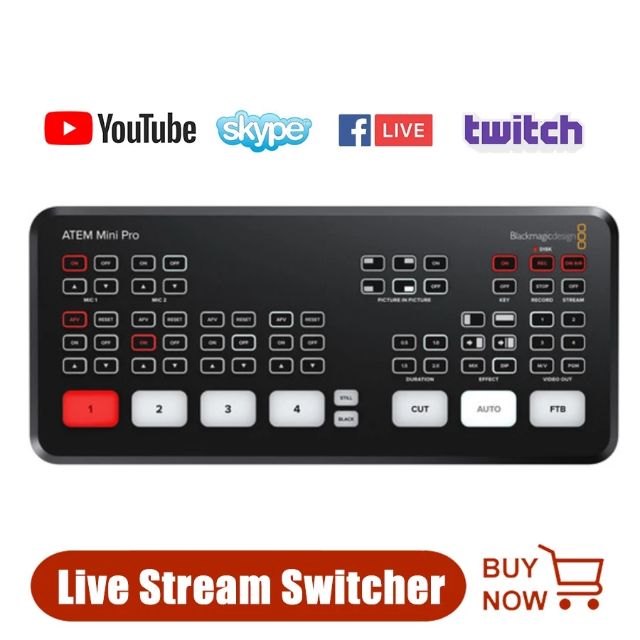 Blackmagic Design ATEM Mini Pro Switcher พร้อม Multiview ในตัว ประกัน ...