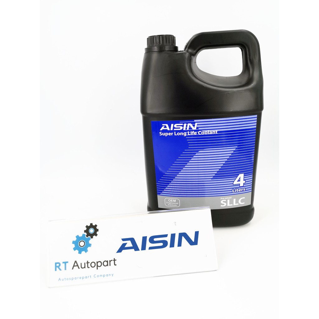 น้ำยาหม้อน้ำ ไอซิน Aisin ขนาด สีชมพู /เขียว /ฟ้า Super Long life Coolant ขนาด4ลิตร / Aisin น้ำยา ...