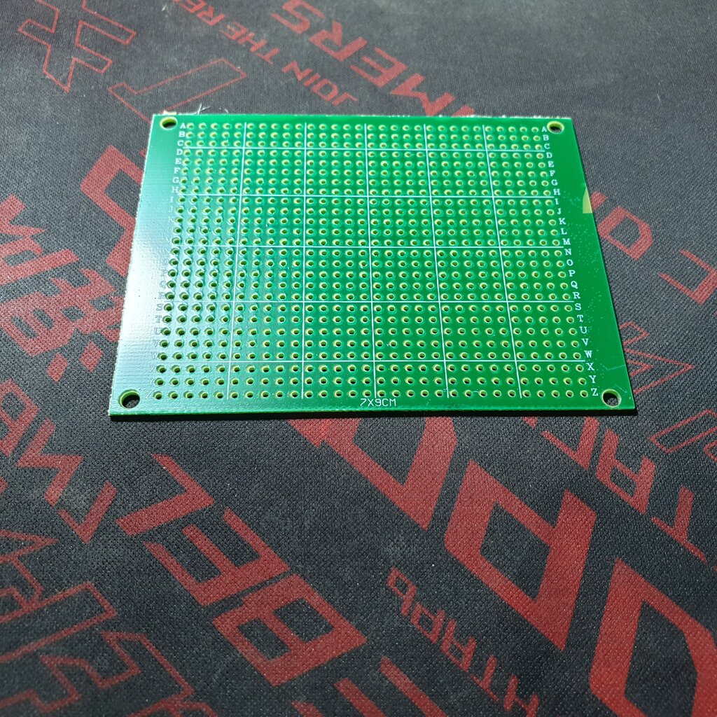 แผ่น PCB 9x15 cm หน้าเดียว FR-4 2.54mm Single Side Prototype PCB Printed Circuit Board Perfboard ...