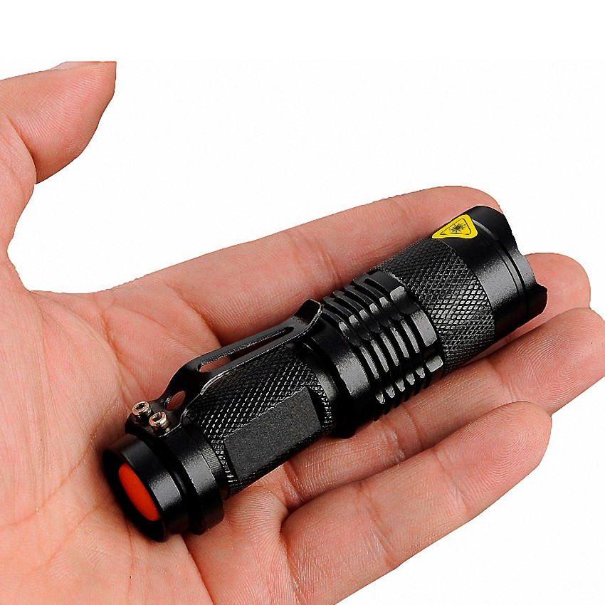 Mini led torch ไฟฉายจิ๋วแรงสูง 3 โหมด CREE 14500 สามารถใช้ถ่าน AA 1 ...