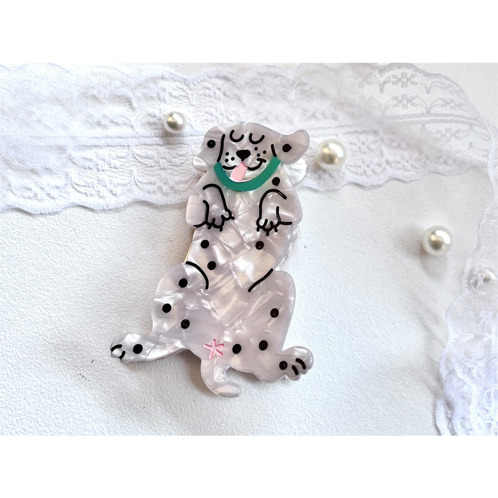 กิ๊บติดผม ลายการ์ตูนสุนัขคอร์กี้น่ารัก สไตล์เกาหลี สําหรับผู้หญิง ...