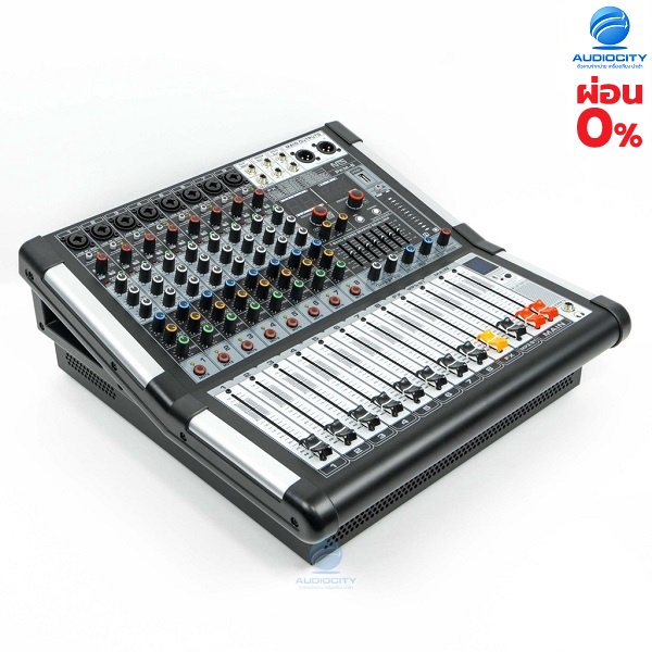 NTS PKM-8 เพาเวอร์มิกเซอร์ 8 Input มีช่อง USB MP3และ BLUETOOTH | Shopee Thailand
