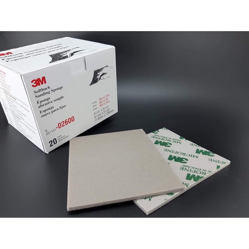 ฟองน้ำกระดาษทราย 3M แท้ สำหรับงานโมเดล เบอร์ #02600 - #02606 #5000 ...
